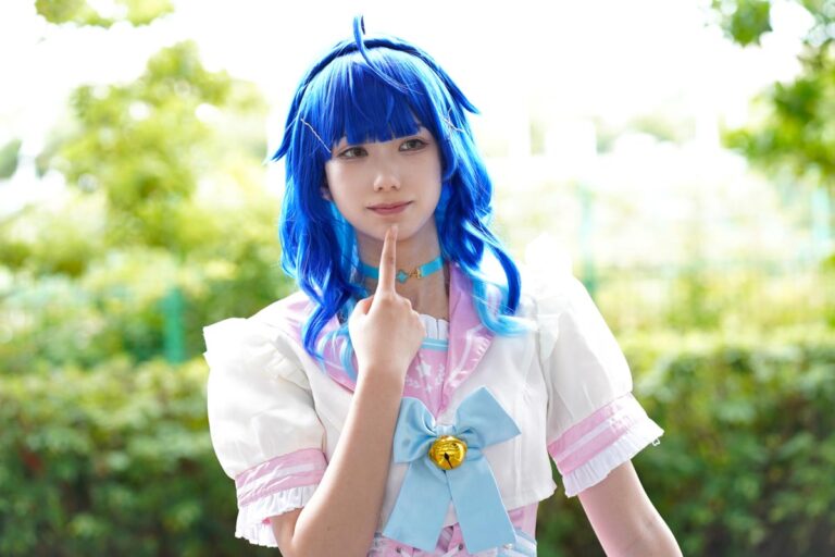 【C102】太ももの鱗は3Dシール！プール用浮上棒でウィッグ製作！「超電磁砲」「ラブライブ！」「ホロライブ」のアニメ・VTuber自作のコミケコスプレ